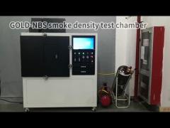 ISO 5659 NBS Smoke Density Chamber Test ASTM E662 Flammability Tester