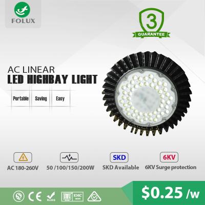 China slim UFO high bay light 150W for sale