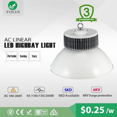 China High luminous 180W High Bay LED Lighting Fixtures for Residential 18000LM CRI80 for sale