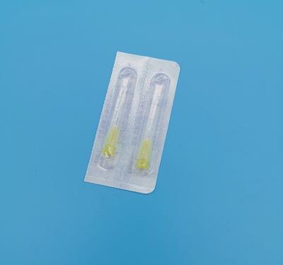 Cina Aghi ipodermici eliminabili gialli verso l'esterno il diametro 0.3mm 30G in vendita
