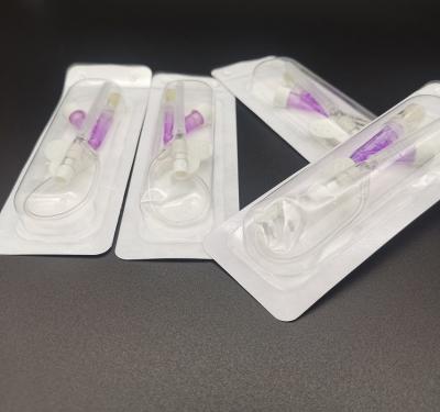 Cina tipo rosa di 20G Y della cannula del dispositivo di venipunzione per trasfusione di sangue di infusione di emergenza in vendita