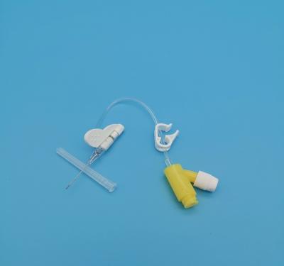Cina Cannula gialla monouso da 24 IV a pressione positiva tipo Y per infusione neonatale pediatrica in vendita