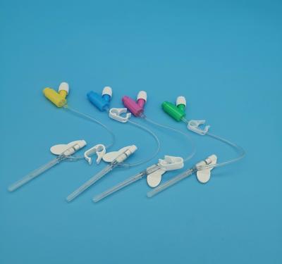 Cina Cannula gialla monouso da 24 IV a pressione positiva tipo Y per infusione neonatale pediatrica in vendita