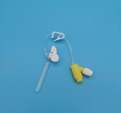 Cina Cannula gialla monouso da 24 IV a pressione positiva tipo Y per infusione neonatale pediatrica in vendita