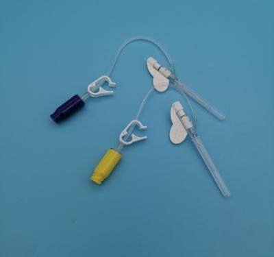 Cina tipo eliminabile infusione sistematica di pressione positiva della farfalla 22G della cannula del dispositivo di venipunzione per gli adulti blu in vendita
