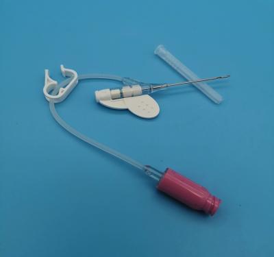 Cina Tipo eliminabile rosa trasfusione di sangue della farfalla della cannula 20G del dispositivo di venipunzione di infusione di emergenza di pressione positiva in vendita