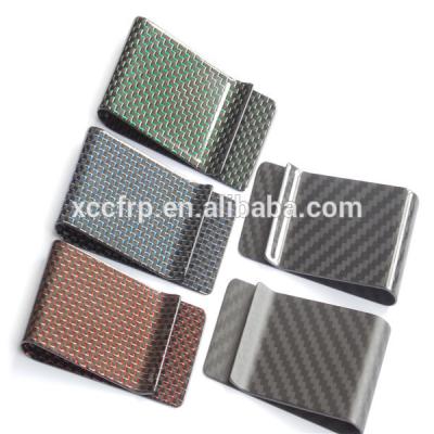 China Fashion Carbon Fiber Money Clip Wallets Credit Card Holder for sale