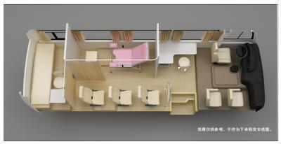 China Medical Diesel Cancer Screening Bus Multipurpose For Patient Monitoring for sale