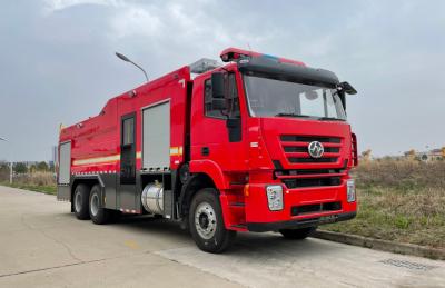 Cina 6x4 10 grande veicolo a ruote dell'autopompa antincendio 290hp 10 tonnellate con la doppia cabina in vendita