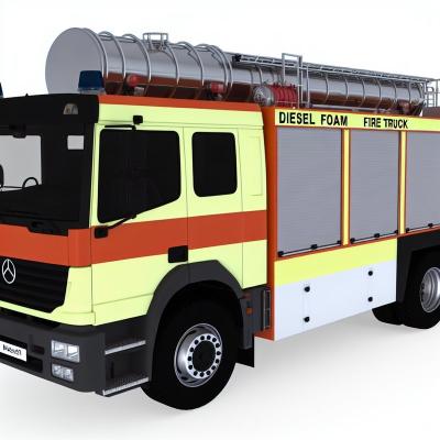 China Diesel Foam Fire Truck with 2000kg Foam Capacity for sale