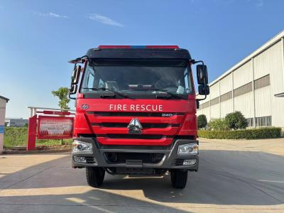 China Full Load Capacity of 10000kg Foam Fire Truck with Monitor 1 and 2 4 Crew Seats for sale