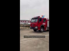 10 ton schuim reddingsmotor brandweerwagen 6x4 voor brandbestrijding in noodgevallen