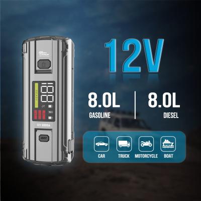 中国 多機能 4 In 1 緊急 PD 65W 3000A ピーク電流 バッテリーブースター パワーバンク ジャンプスタート 販売のため