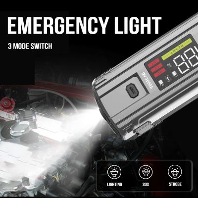 中国 多機能 4 In 1 緊急 PD 65W 3000A ピーク電流 バッテリーブースター パワーバンク ジャンプスタート 販売のため