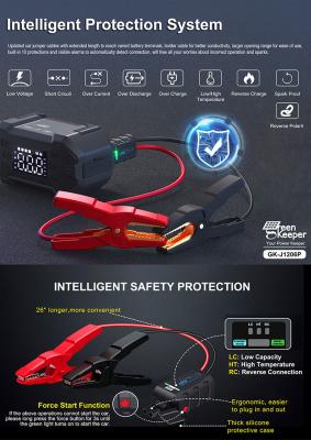 中国 このポータブルジャンプスターターとタイヤ充電器で いつでもどこでも 販売のため