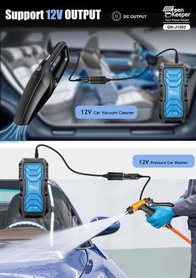 Cina 12v Car Jump Starter Emergency Power Supply Auto di viaggio Booster Portable Power Bank Batteria in vendita