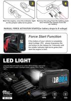 China Portable 12V Car Jump Starter for Motorcycle LCD Screen Multi-Function Emergency Tool for sale