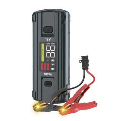 Cina Funzione schermo LCD UltraSafe 12V 24V 3000A Battery Booster Pack Per Car Jump Starter in vendita