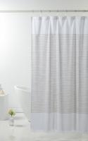 Quality OEM Polyester Shower Curtain 72X72" White Cotton Shower Curtain for sale
