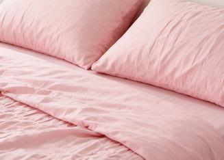 China Linen Cotton Blended Solid Comforter Set Sustainable King Comforter Sets for sale