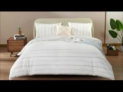 Breathable Eco White Duvet Cover Queen Softest Duvet Cover Set OEM