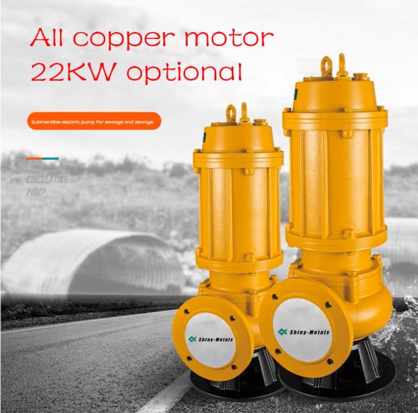 Quality High power and high head all copper submersible sewage pump for sale