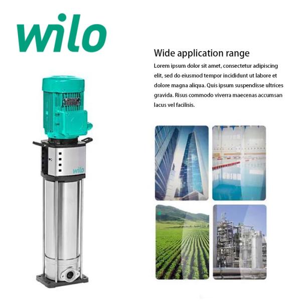 Quality Wilo Helix V High Head Cold and Hot Water Booster Pump Circulation Pump for sale