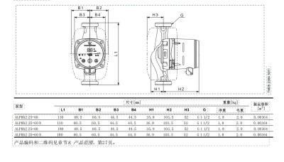 China Grundfos Alpha2 -25-60 N 180 Circulation Pump  Home Floor Heating Hot Water Pump Energy Saving And Silent for sale