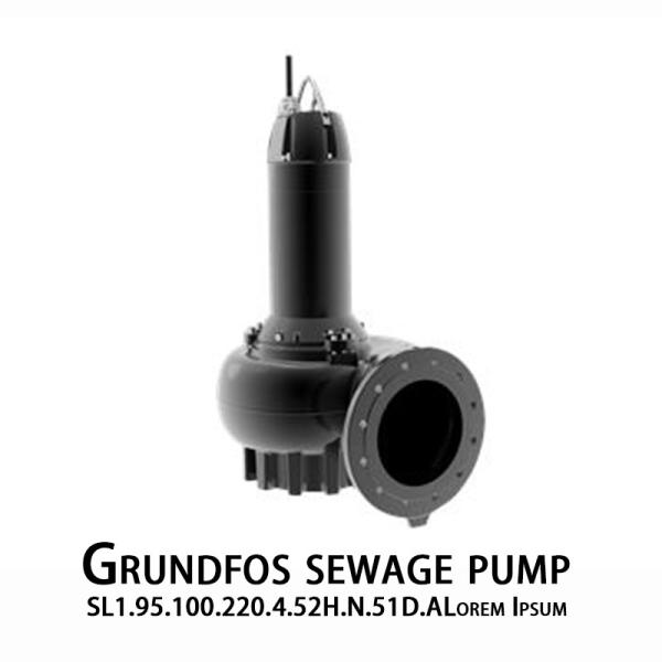 Quality Grundfos Submersible Sewage Pump For Sewage Treatment In Commercial And Industrial Settings for sale