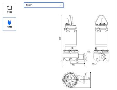 Cina Pompa sommersa Grundfos Dpk per acque reflue, non intasante, per allagamenti, pioggia, trasferimento di acqua sporca, pompa sommersa per acque reflue in vendita