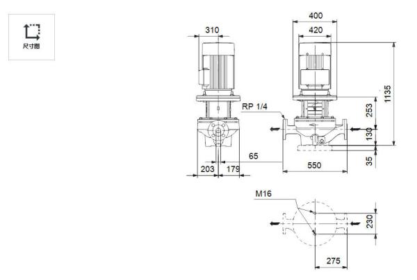 Quality Grundfos TP 65-945/2 Suitable for commercial air conditioning single-stage in for sale