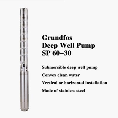 Китай Grundfos из нержавеющей стали, погружной скважинный насос, коррозионная стойкость, одобрено для питьевой воды продается