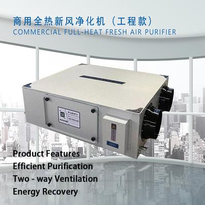 China 110V/220V Engineering Use Fresh Air Diffuser Mechanical Ventilation System Heating Recovery Ventilator for sale