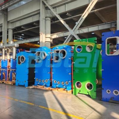 China Industrial Plate Heat Exchanger with High Heat Transfer Coefficient Compact Structure and Wide Application Range for sale