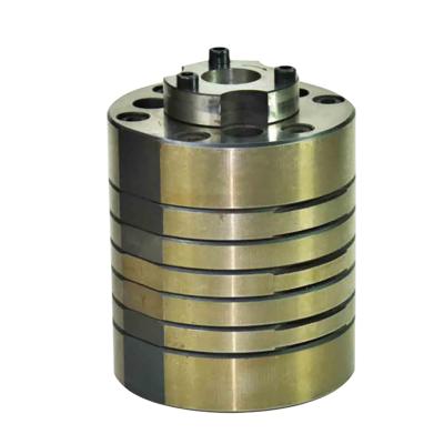 China 1 Inlet 6 Outlets Spinning Gear Pump for Uniform Filament Oiling & Metering for sale