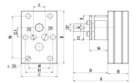 China High Flow Gear Metering Pump for Polyester Melt High Temperature Glue Coating for sale