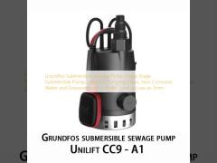 Πυροβόλη αντλία Grundfos για υποβρύχια λύματα Μία στάδιο υποβρύχια αντλία, που χρησιμοποιείται για την άντληση καθαρού, μη διαβρωτικού νερού και γκρίζων υδάτων με επίπεδο νερού χαμηλότερο των 3 mm