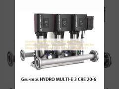 Grundfos Hydro Multi-E 3 Cre 20-6 Unità di approvvigionamento idrico Booster Unit Grundfos Hydro Multi-E Booster Sets sono progettati per il trasferimento e l'aumento della pressione di cl