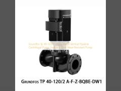Grundfos Tp 40-120/2 Μονοβάθμια Φυγοκεντρική Αντλία Εν σειρά Κάθετης Σωλήνωσης Ανθεκτική στη Φθορά από Ανοξείδωτο Χάλυβα