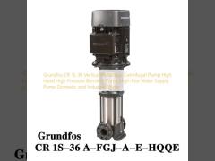 Grundfos CR 1S-36 Vertical Multistage Centrifugal Pump High Head High Pressure Boosting Pump High-Rise Water Supply Pump Domestic and Industrial Water