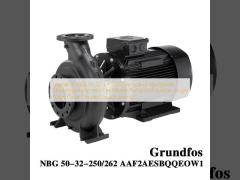 Grundfos NBG 50-32-250/262 Montaggio verticale o orizzontale Pompa centrifuga orizzontale aspirazione di fine singolo stadio accoppiato chiuso Risparmio di spazio