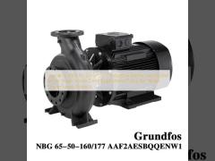 Grundfos NBG 65-50-160/177 Pompa idrica elettrica orizzontale a singolo stadio per progetti di conservazione dell'acqua