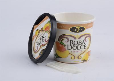 中国 3oz - 32oz オフセット印刷を用いる個々の二重壁紙のアイス クリームのコップ 販売のため
