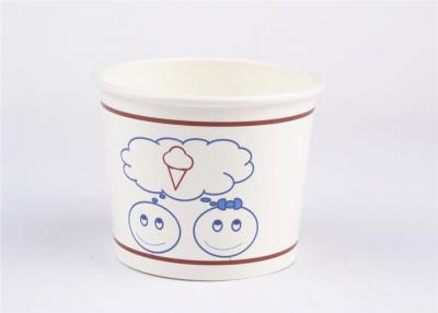 中国 個人化された白く大きい 32oz ペーパー アイス クリームは臭いなしで二重壁をすくいます 販売のため