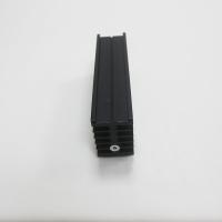China High Efficiency Aluminum Profile Cooling Heat Sink Black Anodizing for sale