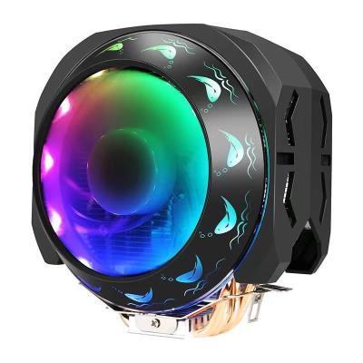 China ODM AL1050 Black CPU Air Cooler , RGB lighting Radiator CPU Cooling for sale