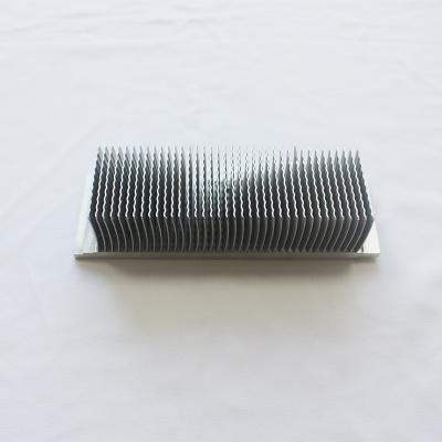 China Wave Zipper Skived Fin Heat Sink AL1050 For Electronic Equipment ISO9001 for sale