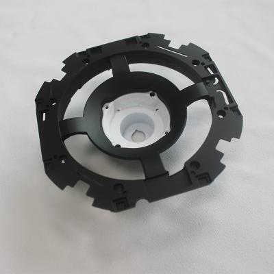 China A380 Loudspeaker Spare Parts Basket , Painting Black Die Aluminium Casting ISO9001 for sale