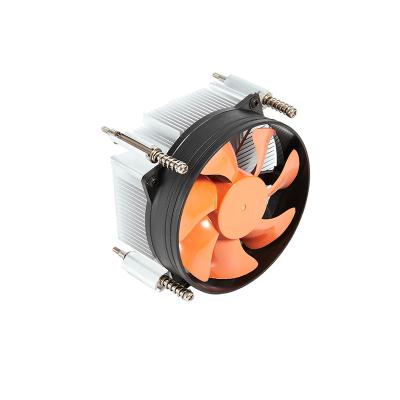 China 7pcs Blade Orange Fan CPU Cooling Radiator For IntelLGA775 Core2DUO Voltage 12VDC for sale