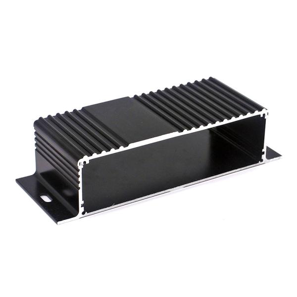 Al6063-T5 sacó el recinto de aluminio del perfil del PWB con el bafle 2pcs